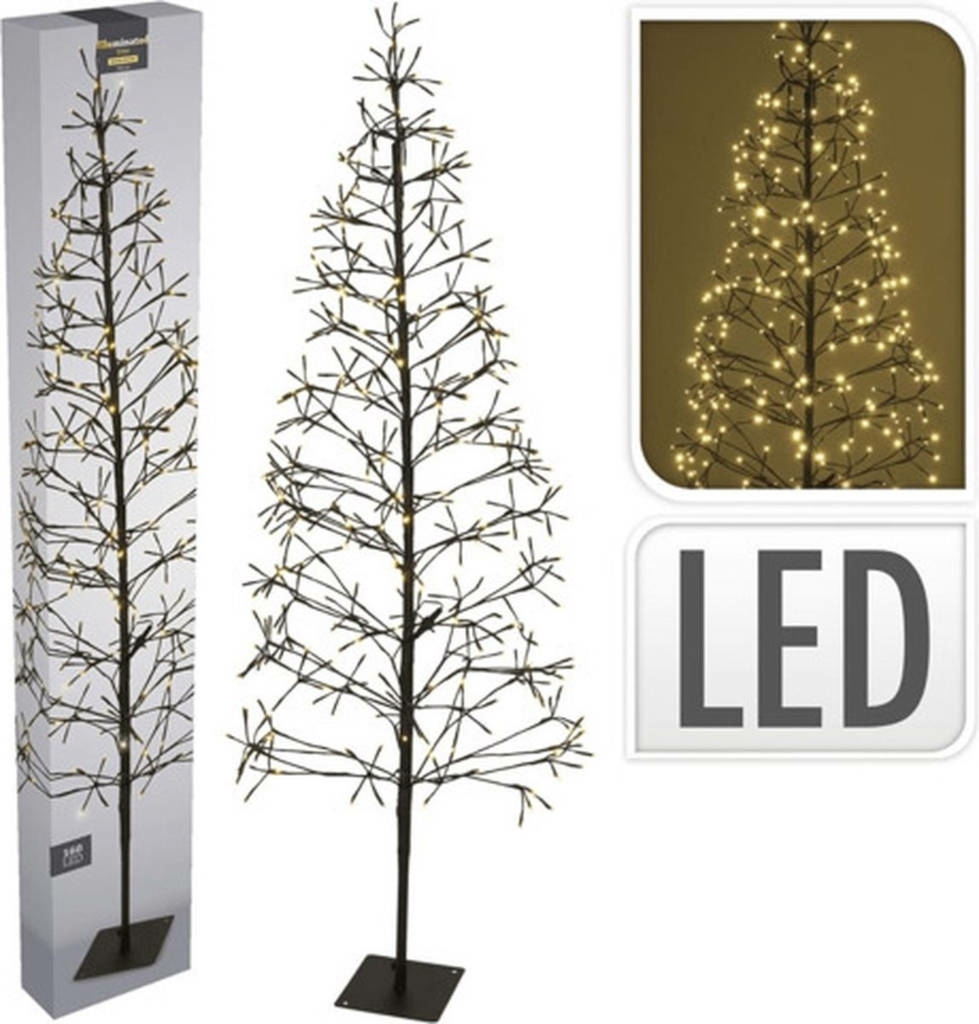 Boom met verlichting 120 cm 160 lamps - Koopkerstverlichting.nl